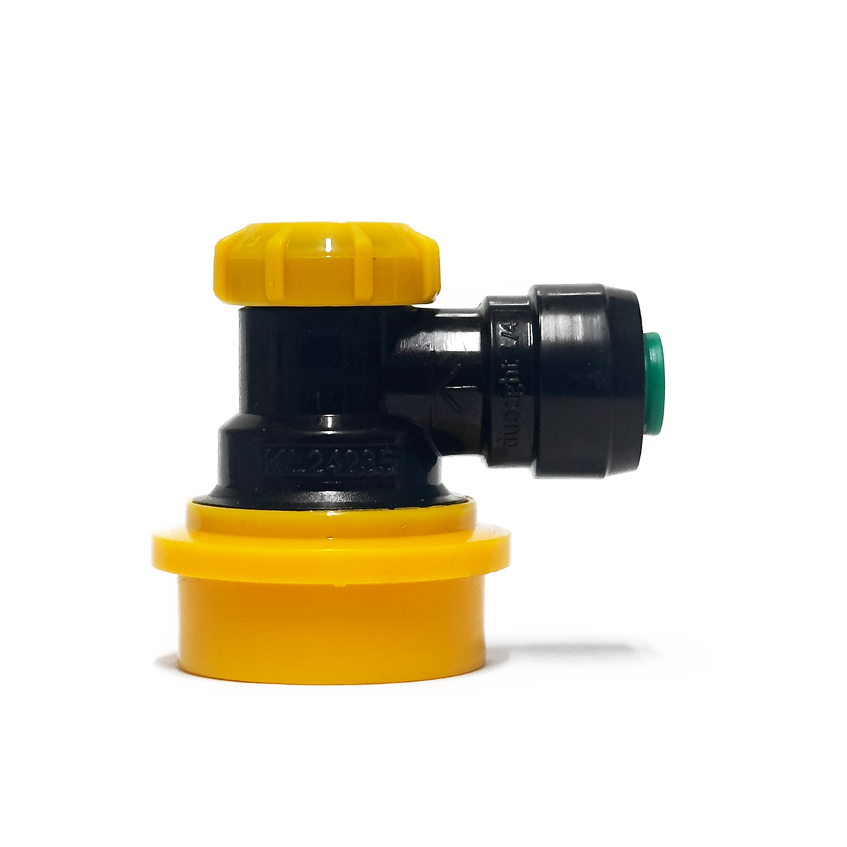 Black Ball Lock Disconnect with 6.35mm Duotight — Brew HQ