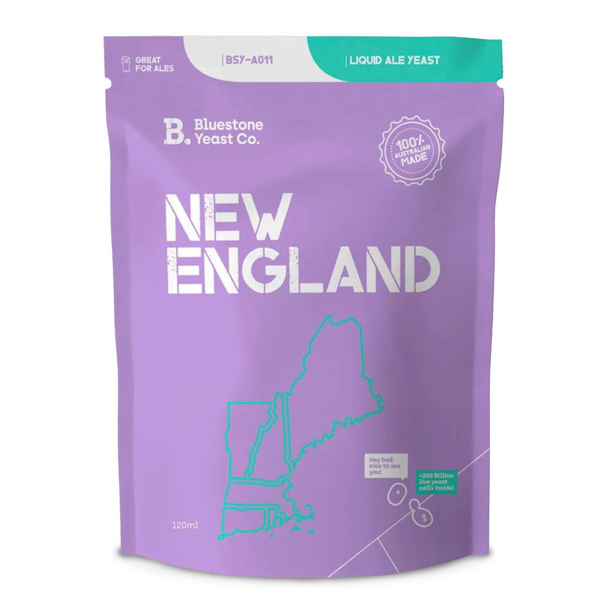 Bluestone New England Ale Yeast 120mL - BSY-A011 — Brew HQ