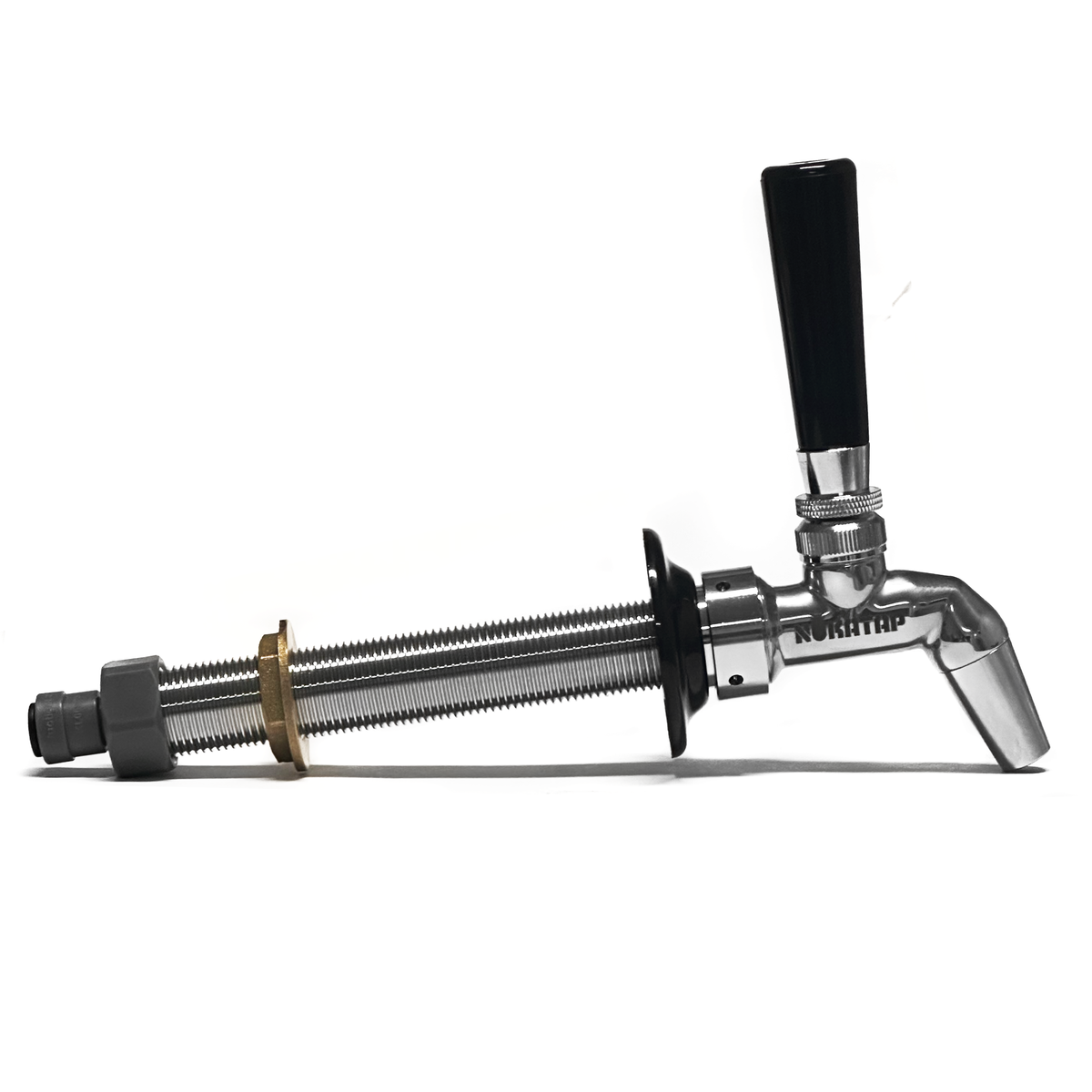 Stainless Steel NUKATAP 150mm Wall Mount Shank Kit — Brew HQ