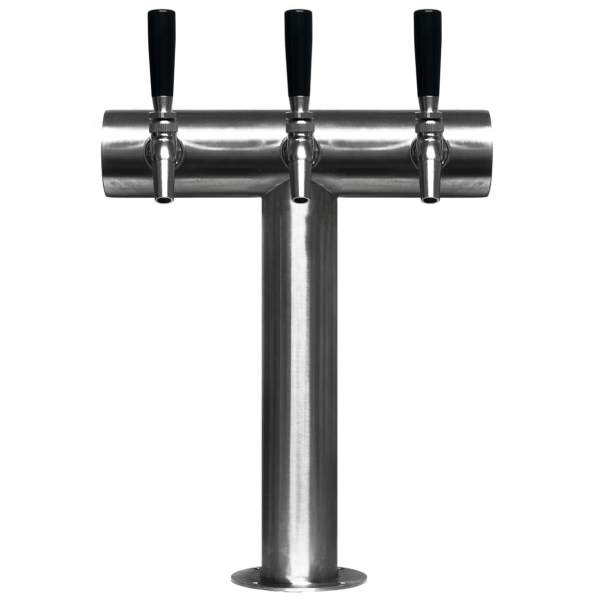 Stainless Steel Triple Tap T Bar Font Kit with Ultra Taps — Brew HQ