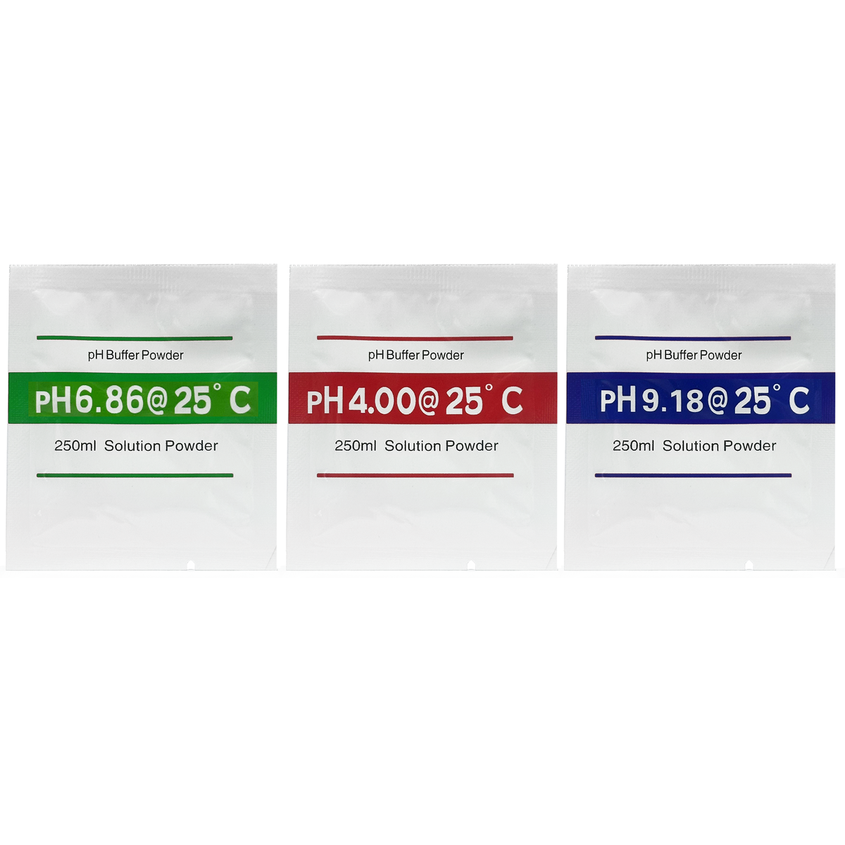 pH Buffer Solution Powder Sachets - pH 6.86 - pH 4.00 - pH 9.18 — Brew HQ
