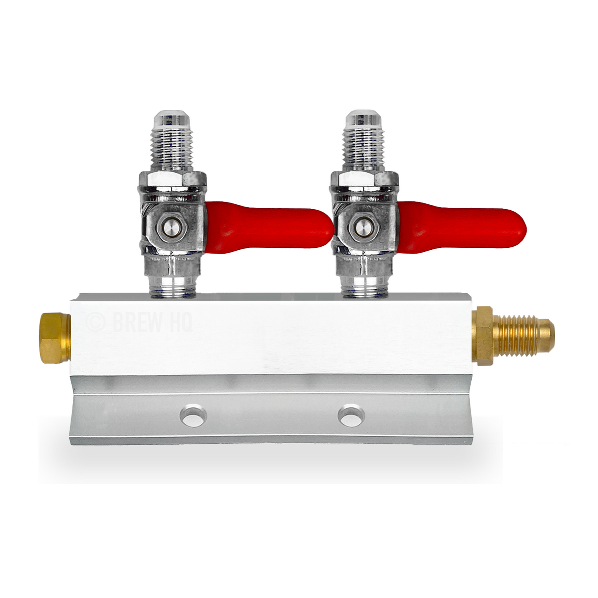 2 Way Gas Manifold - MFL - Gas Line Splitter — Brew HQ