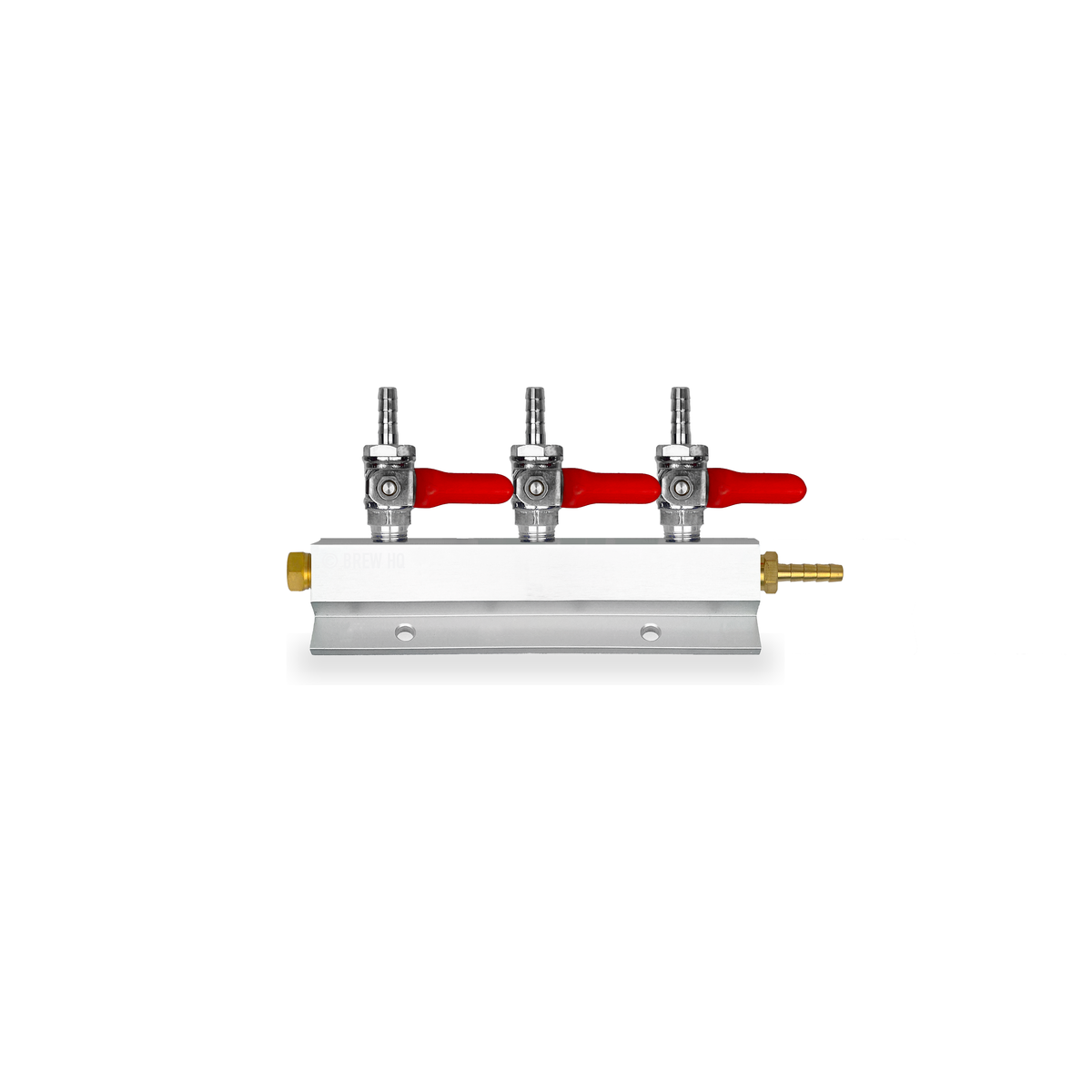 3 Way Gas Manifold - Barbed - Gas Line Splitter — Brew HQ