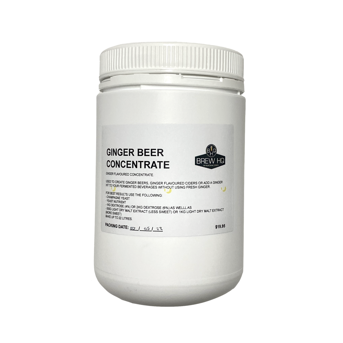 Brew HQ Ginger Beer Concentrate